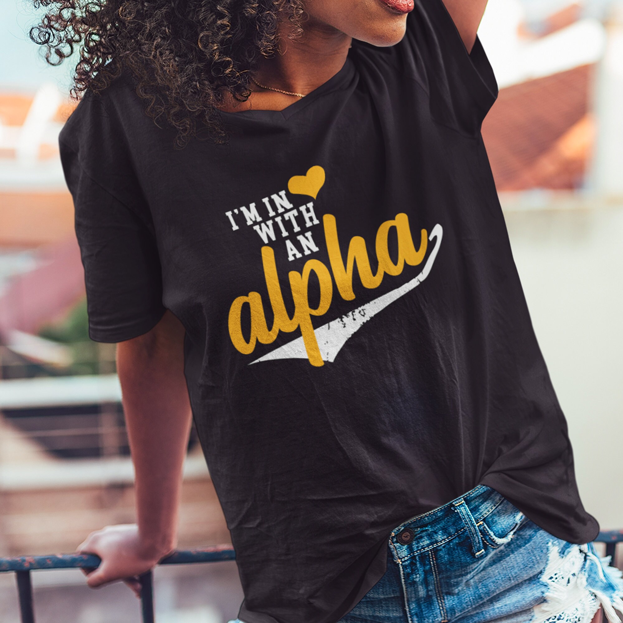 I'm in Love With an Alpha v-neck Alpha Tees, Ice Cold Brothas Apparel ...