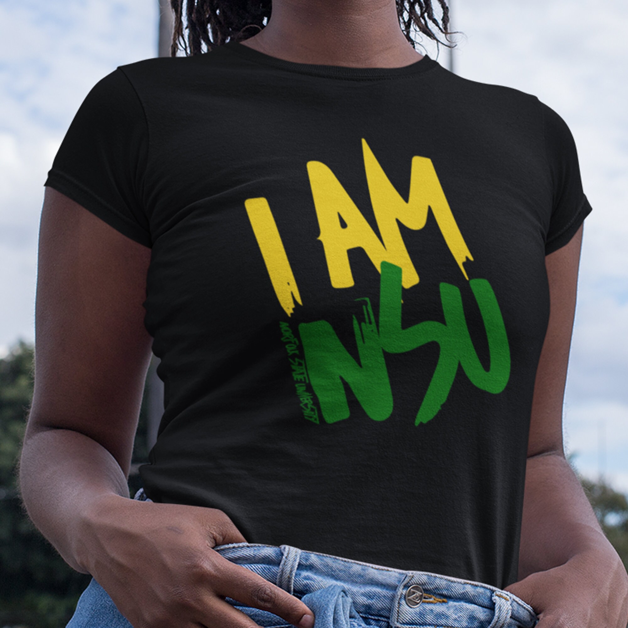 I AM Norfolk State, Norfolk Spartans, Retro NS U Apparel, Vintage ...