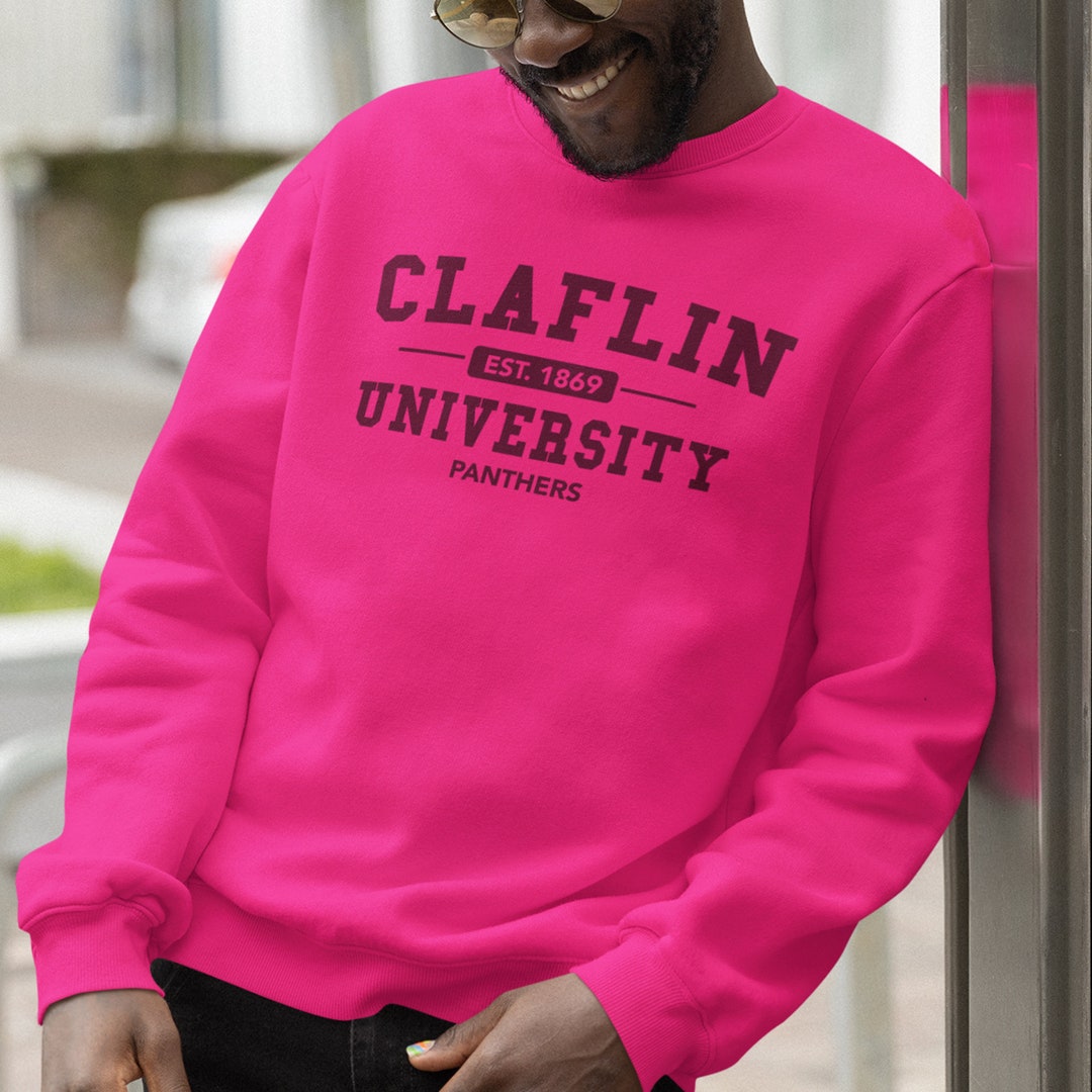 Claflin Panthers (PINK) Vintage Claflin Univ College Apparel, Claflin ...