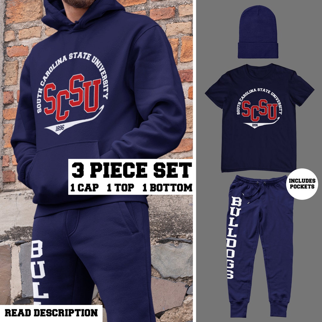 South Carolina State (3 Piece Navy Set - 1 Cap, 1 Top, 1 Bottom) - SCSU ...