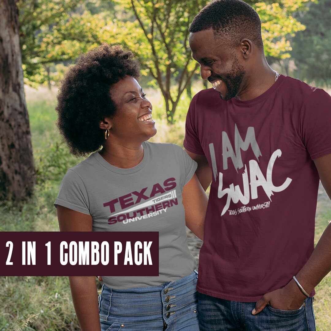 Texas Southern Tigers SWAC 2-in-1 Combo Pack Vintage Tigers HBCU ...