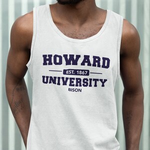Howard University (tank) Howard Alumni Tee, Howard Univ Shirt, Howard ...