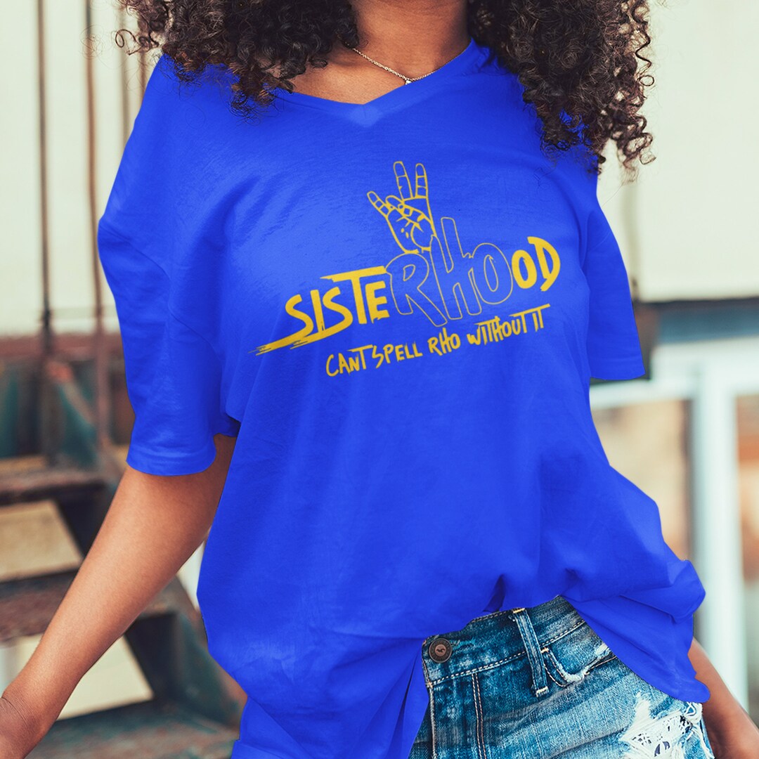 Sisterhood (v-neck)- Sgrhos Sorority Shirt, Lady Sigmas Tee, Sigma ...