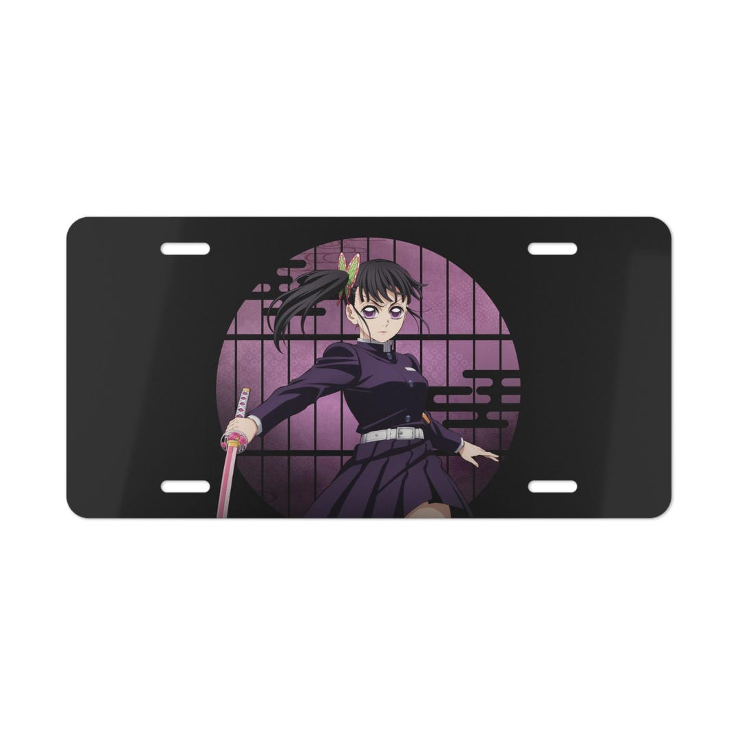 Vanity Plate,demon Kanao Slayer, License Plate, Car Tag, Custom Vehicle ...