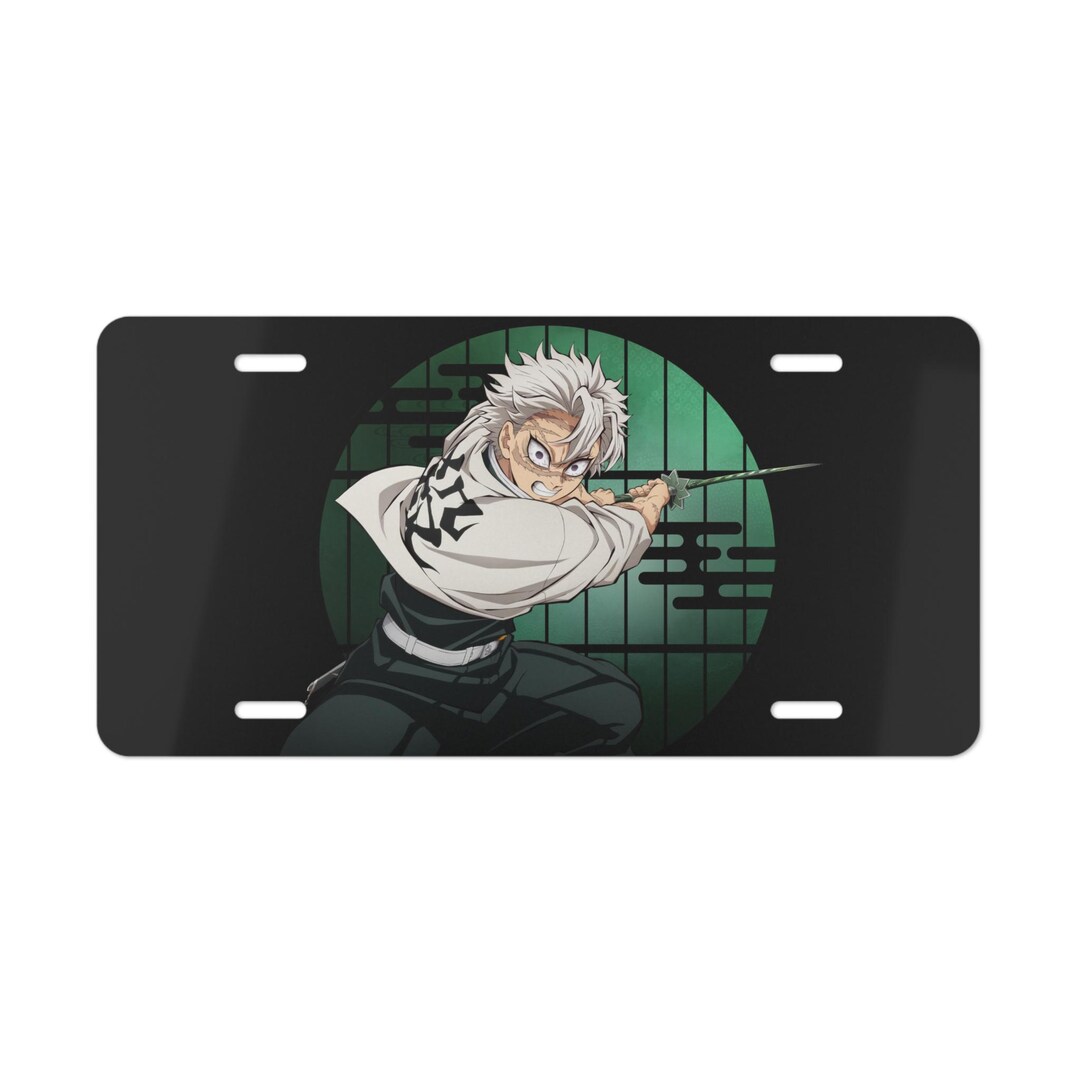Vanity Plate, Demon Sanemi Slayer, Anime Car License Plate, Car - Etsy