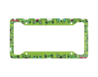 Frog License Plate Frame - Etsy