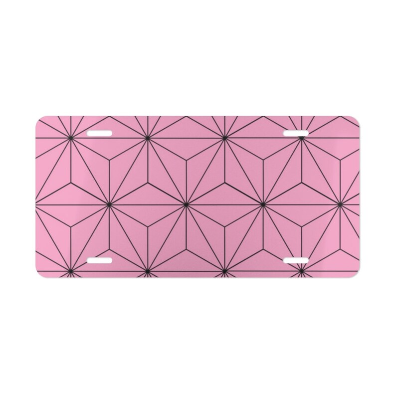 Demon Anime Slayer Anime Girl License Plate - Etsy