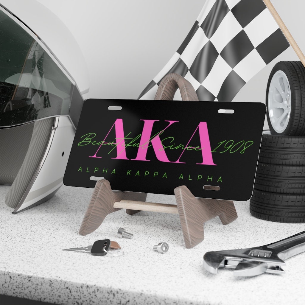 Alpha Kappa Alpha 1908 AKA License Plate - Etsy