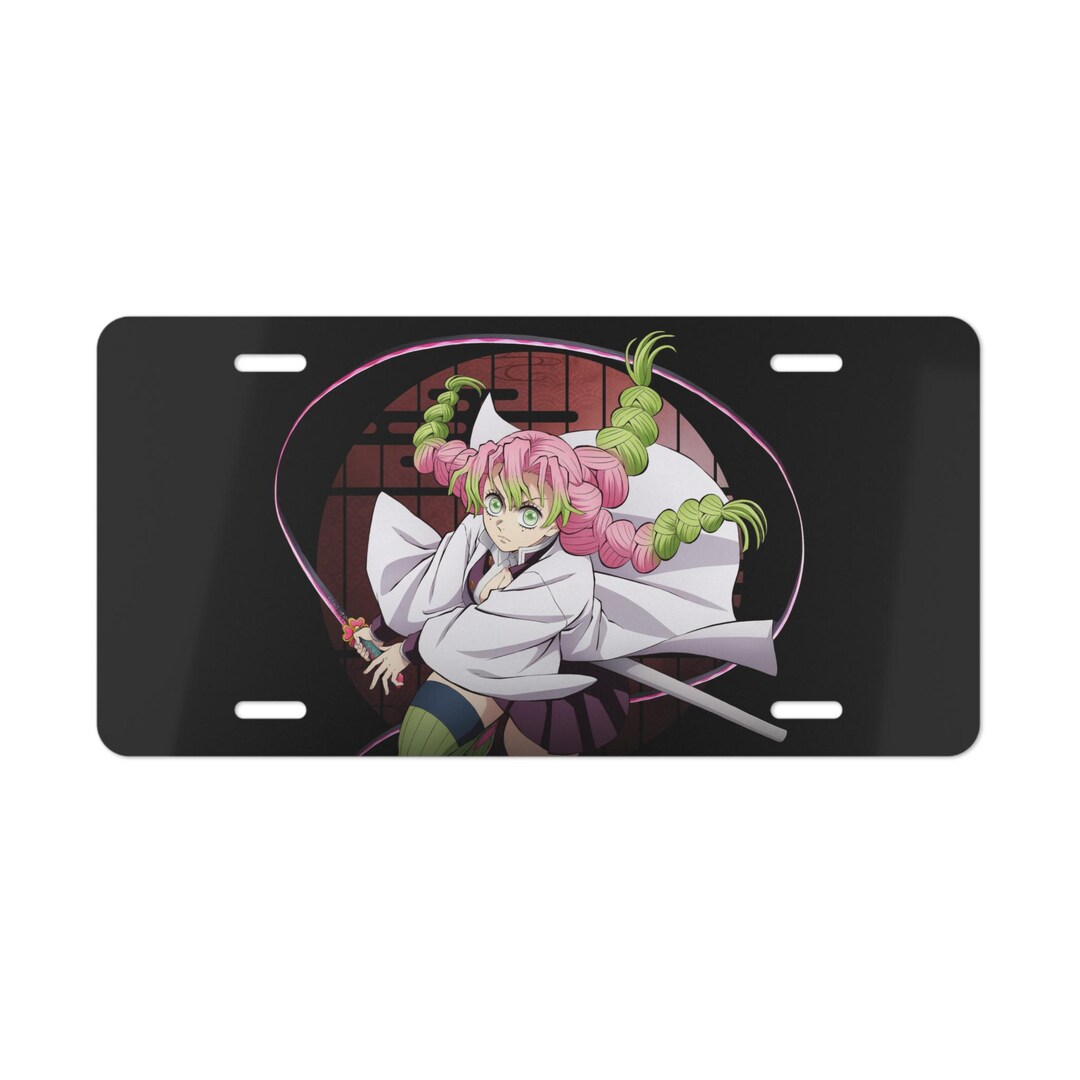 License Plate, Demon Mitsuri Slayer Kny, Custom Car Tag, Personalized ...