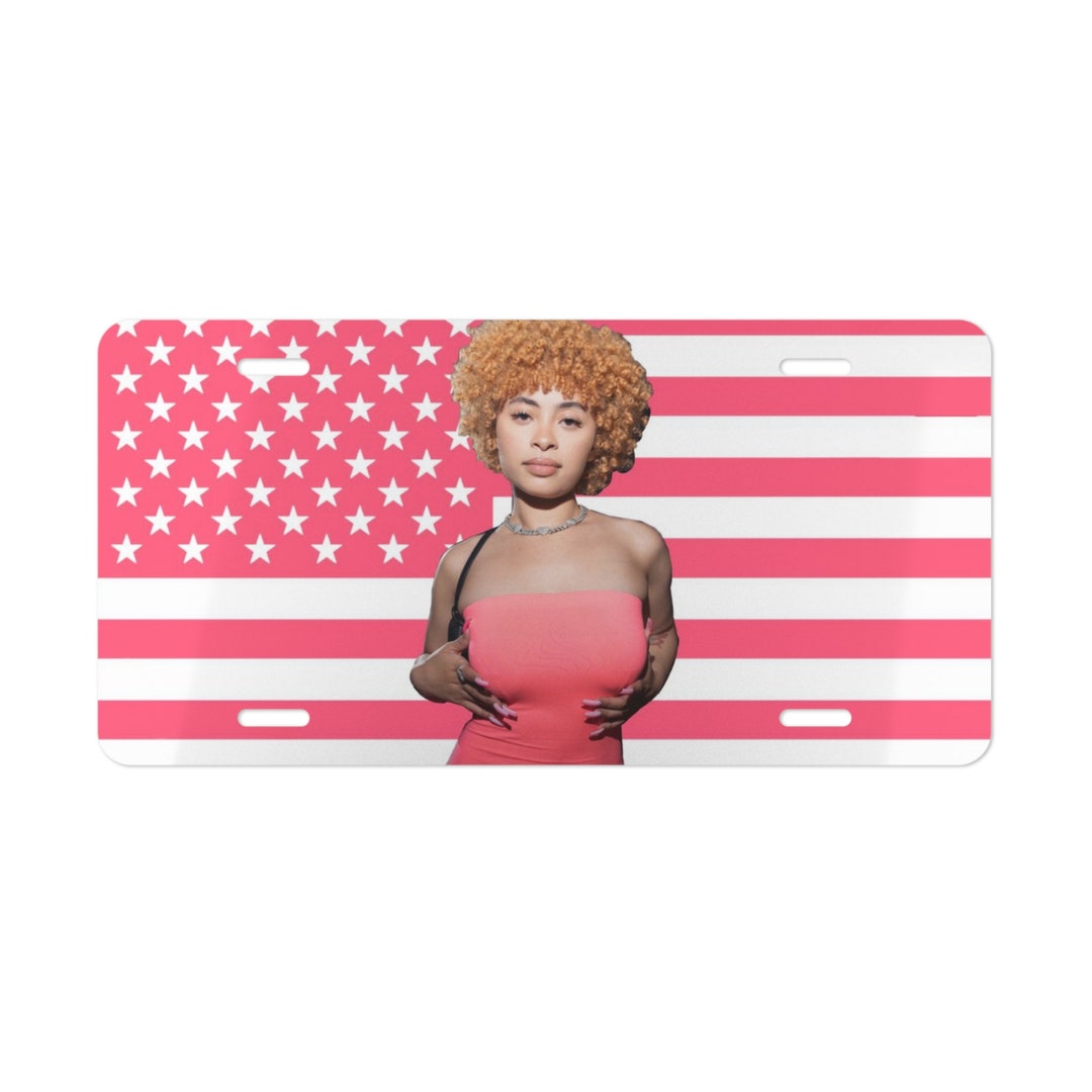 Ice Spice Flag License Plate - Etsy