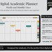 Academic Digital Planner 2022 2023, Bright Colors, Goodnotes Planner ...