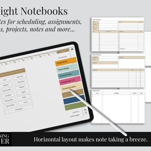 Academic Digital Planner 2022 2023, Bright Colors, Goodnotes Planner ...