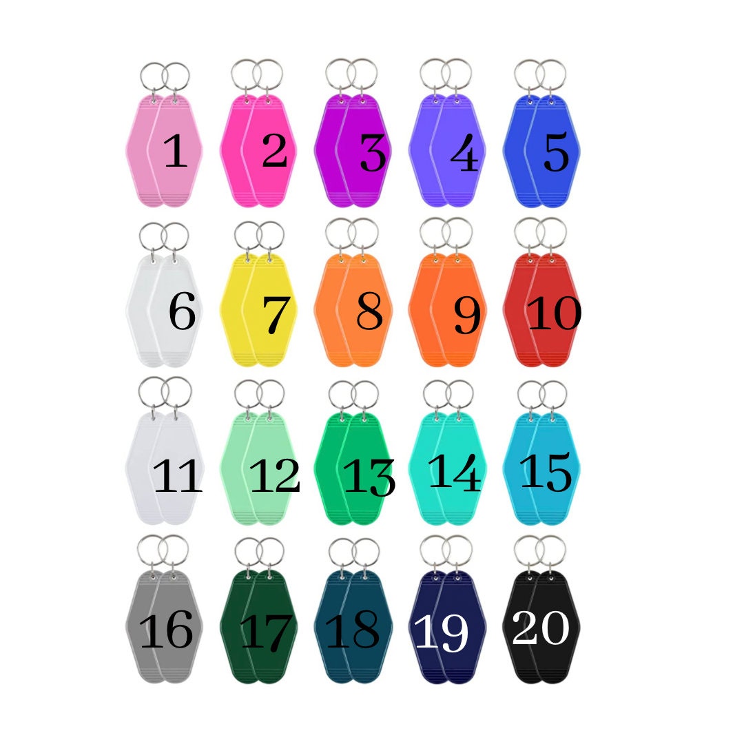 Retro Keychain Motel Keychain 90s Babe Birthday Gifts - Etsy