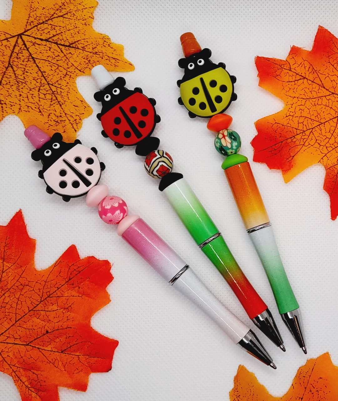 Ballpoint Pen With Beads ladybug, Souvenir, Gift for Young and Old ...
