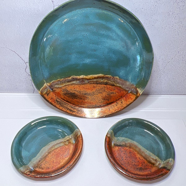 Copper Dinner Plates - Etsy