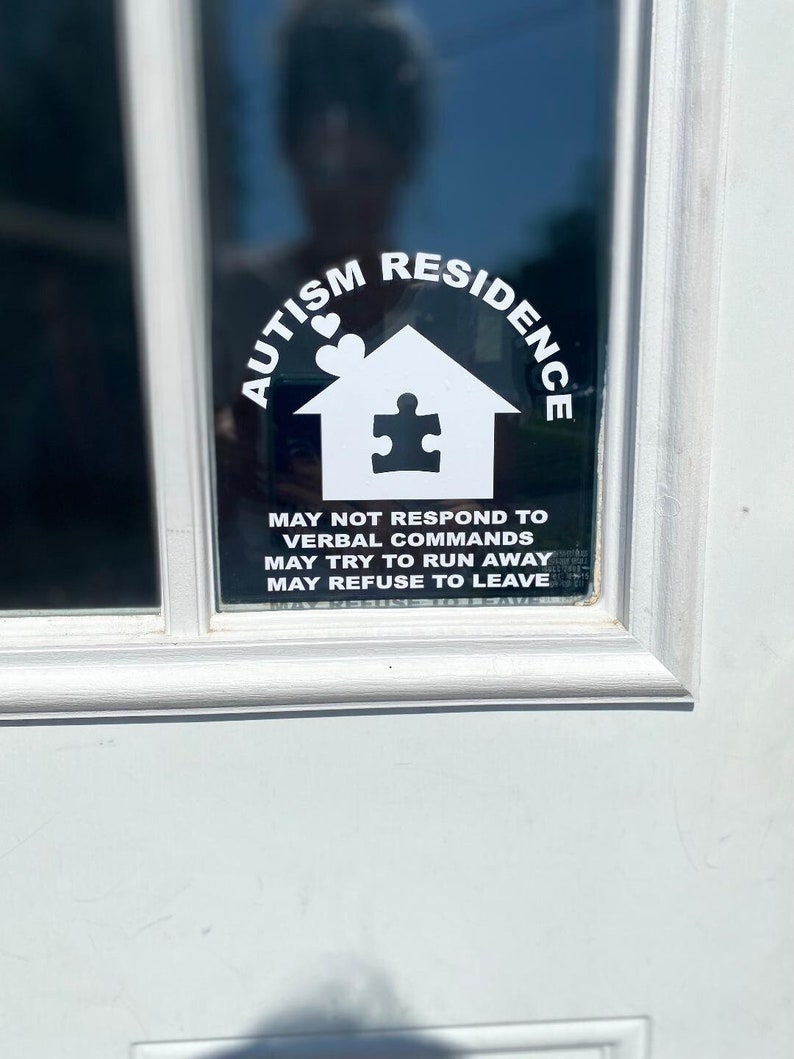 Autism Safety Home Decal - Etsy