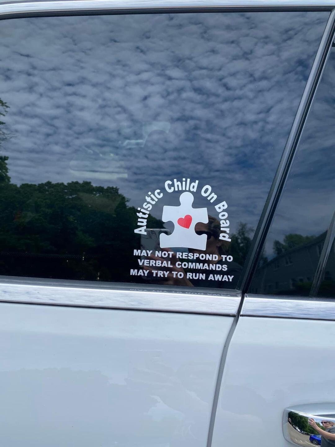 Autism Safety Car Decal - Etsy