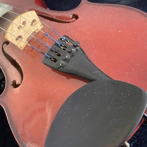 Handmade Violins 4/4 Flamed Solid Concert High Quality Sound Blue Navy ...