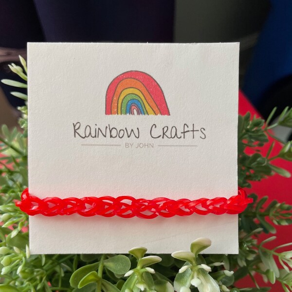 Rainbow Loom Bracelet - Etsy