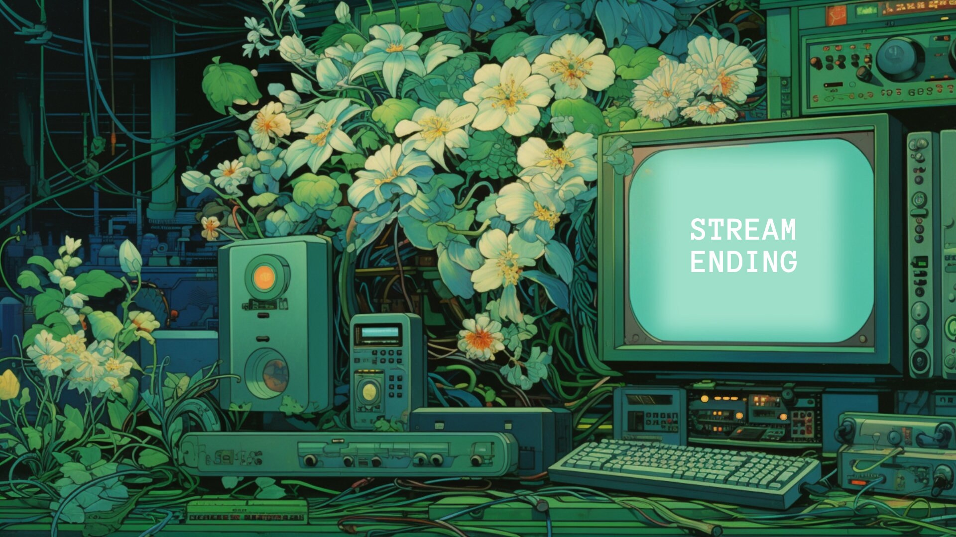 Computer Twitch Overlay Animated / Lofi / Banners Starting - Etsy