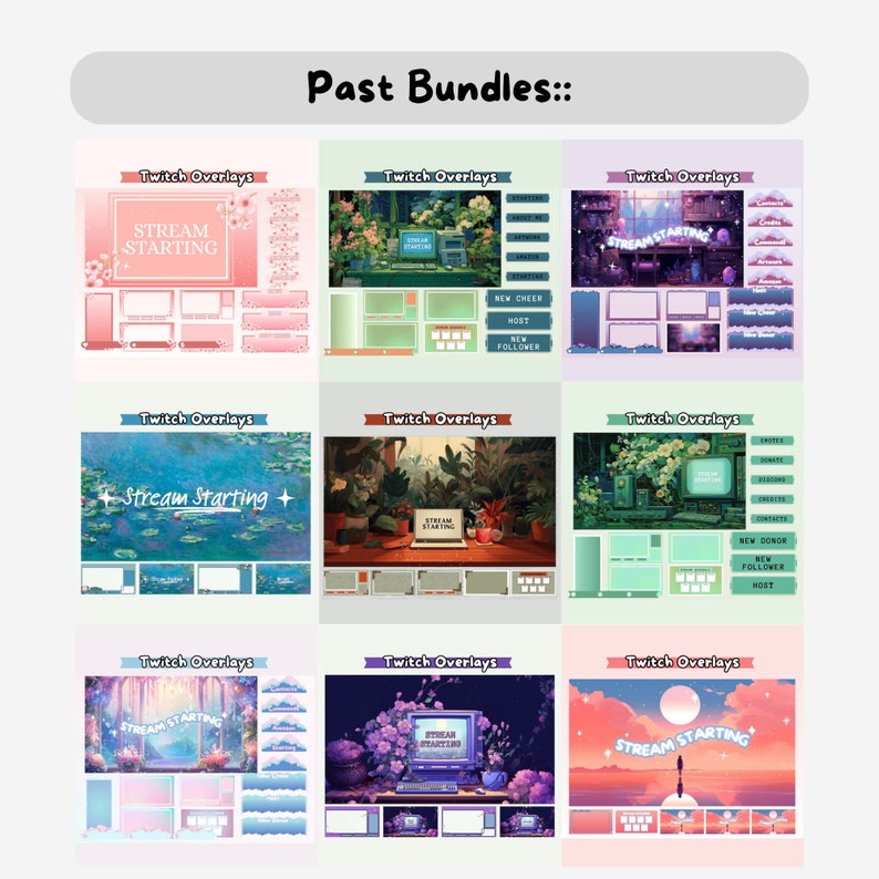 Custom Animated Twitch Overlays and Scenes 4 Standby - Etsy Singapore