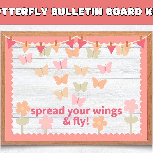 Butterfly Bulletin Board - Etsy