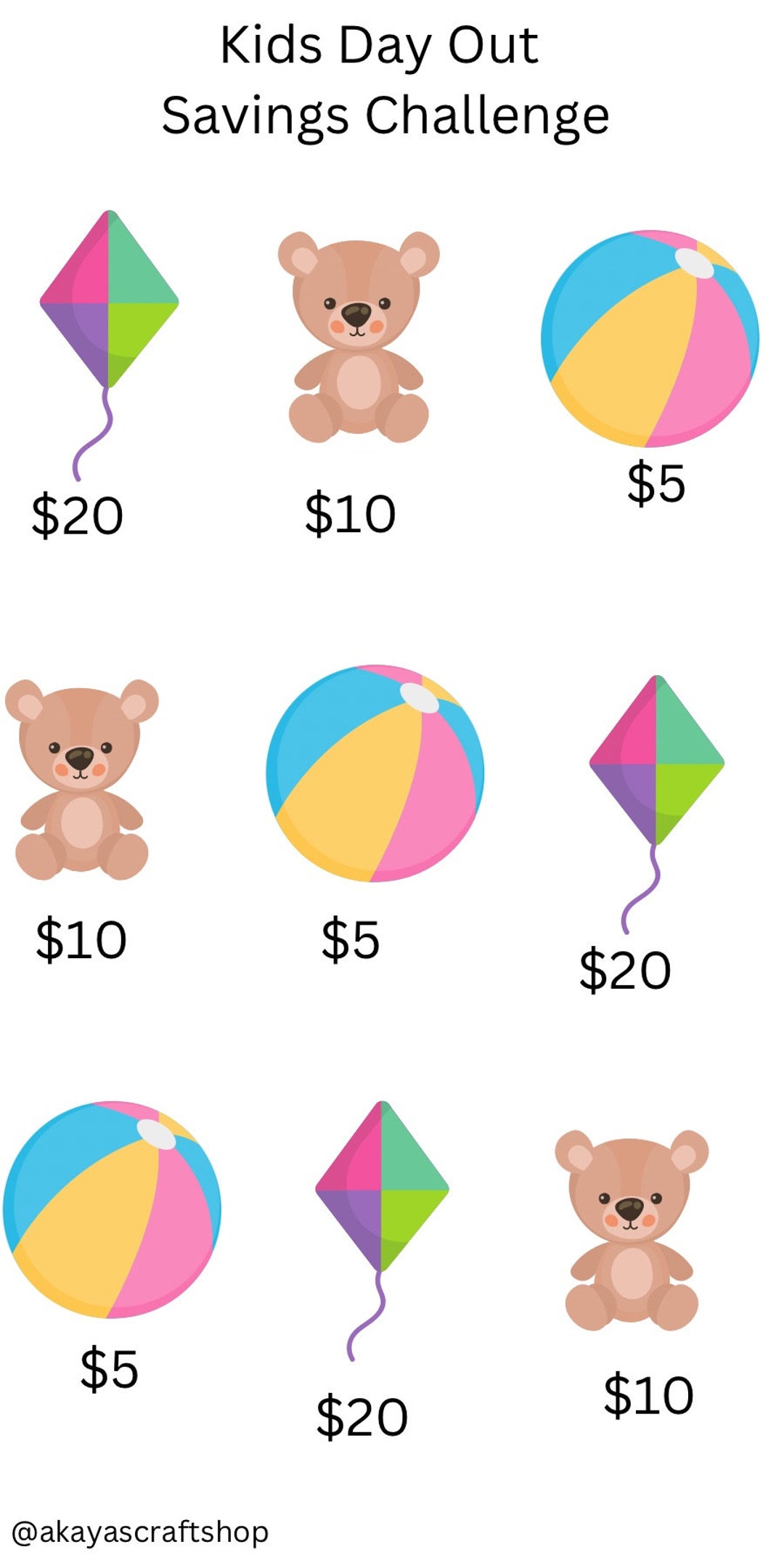 Kids Day Out Savings Challenge Etsy kids-day-out-savings-challenge-etsy