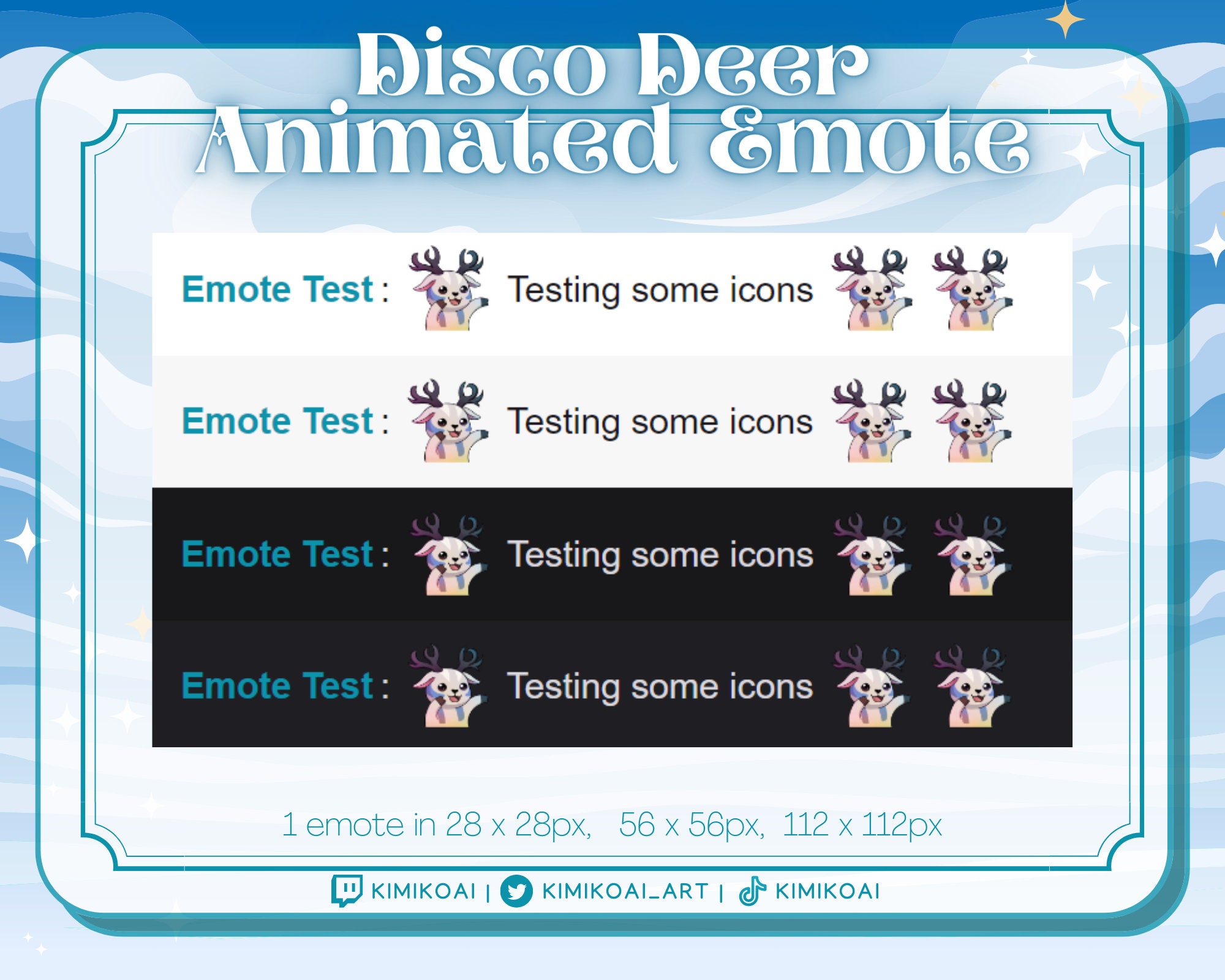 Palia Disco Deer Animated Proudhorn Sernuk Dance Emote - Etsy Australia