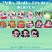 Palia Static Emote Bundle, Cozy Gaming Character Emotes, for Streamers ...