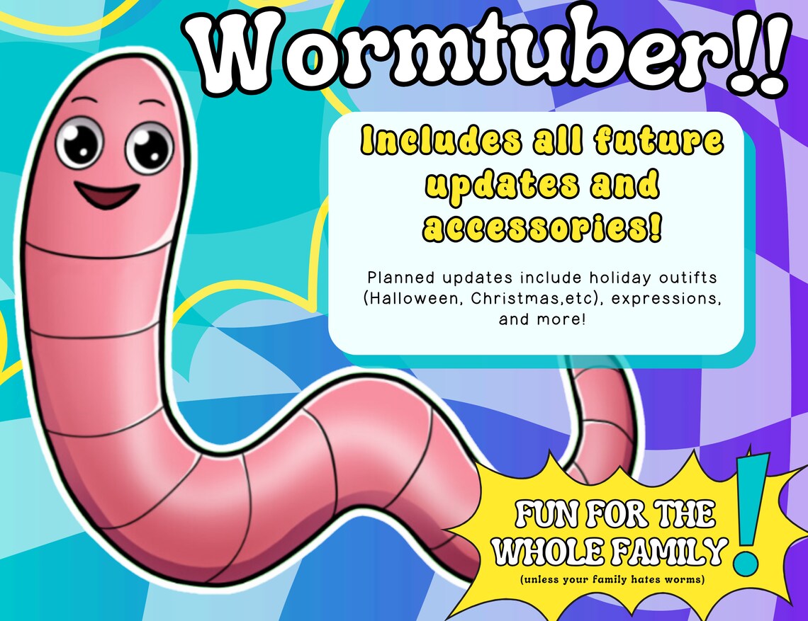Worm Vtuber for Twitch Streamers, Would You Still Watch Me If I Was A ...