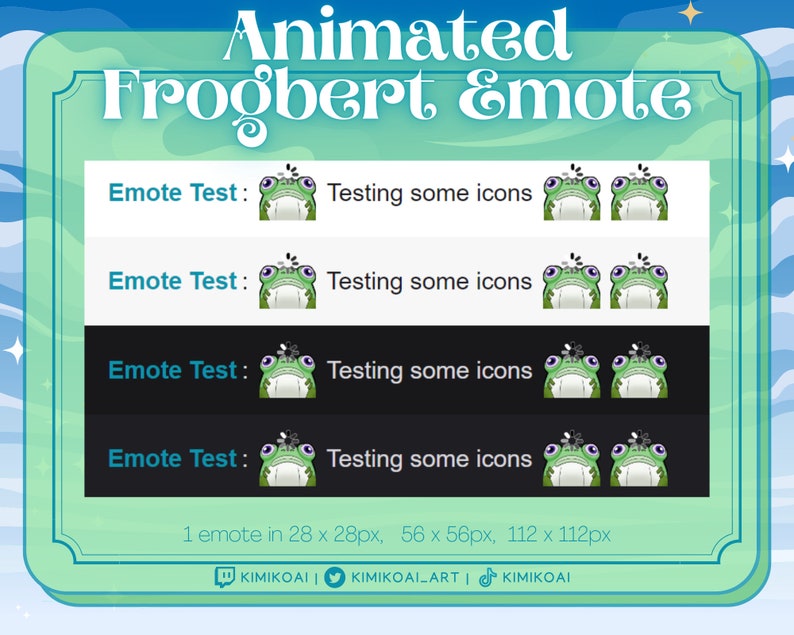 Palia Frogbert Animated Loading Emote - Etsy