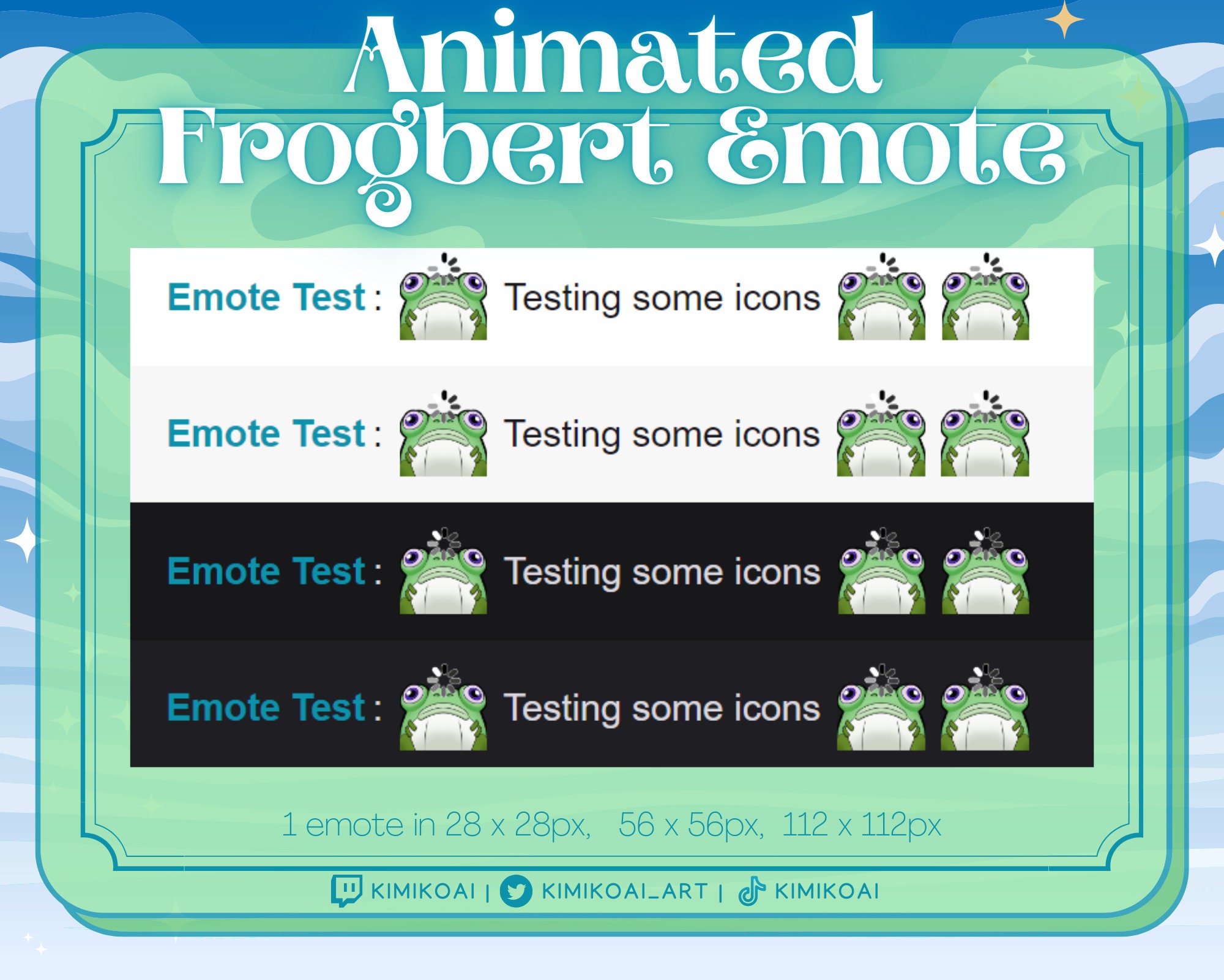 Palia Frogbert Animated Loading Emote - Etsy