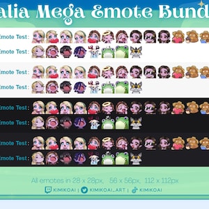 Palia Emote Mega Bundle, Animated and Static Emotes, for Streamers ...