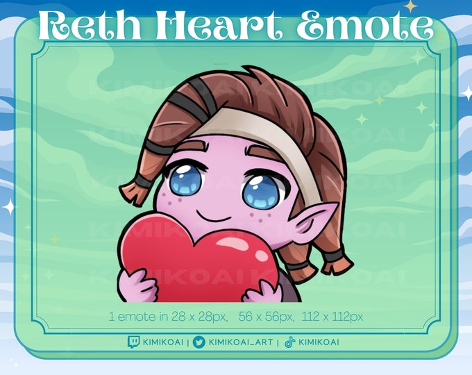 Palia Pop Reth Animated Emote for Twitch - Etsy Canada
