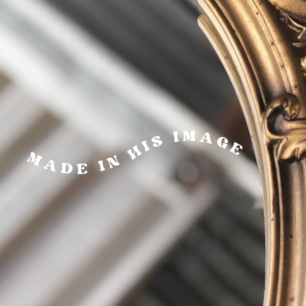 Made in His Image Sticker - Etsy