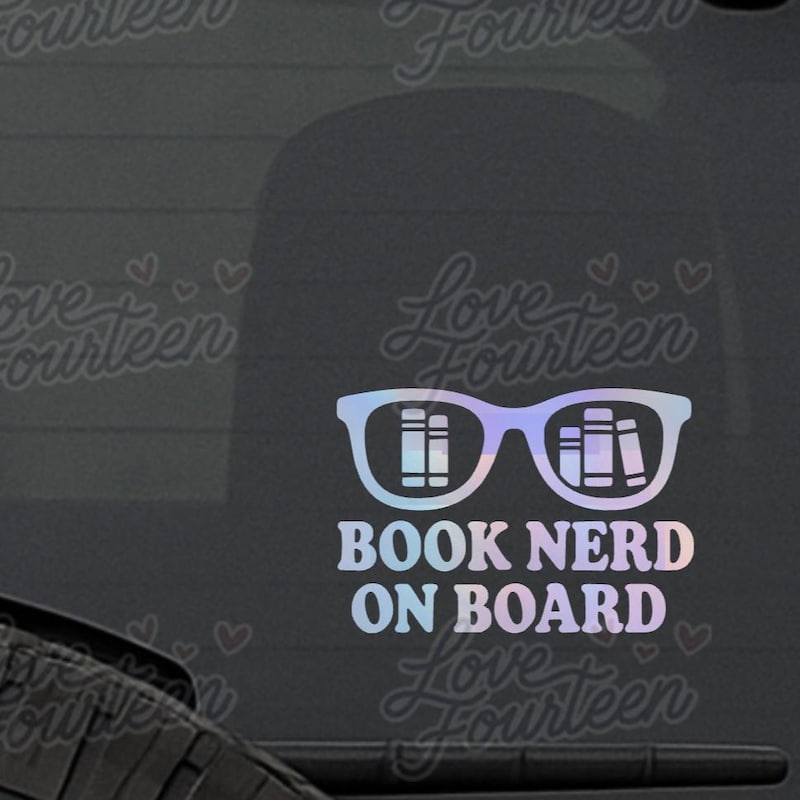 Nerd Car Decal - Etsy