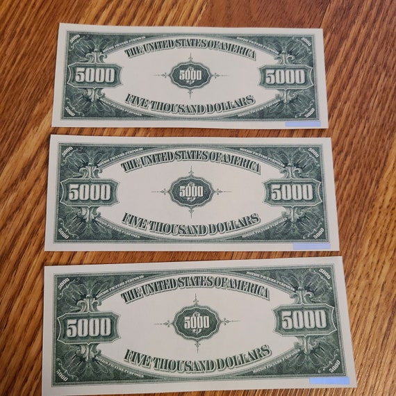 5000 Dollars Cash
