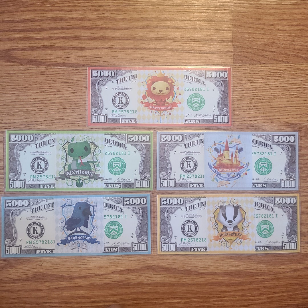 10000 Dollar Placeholder Kawaii - 5 Themed Chibi Wizard Inspired - 10K ...