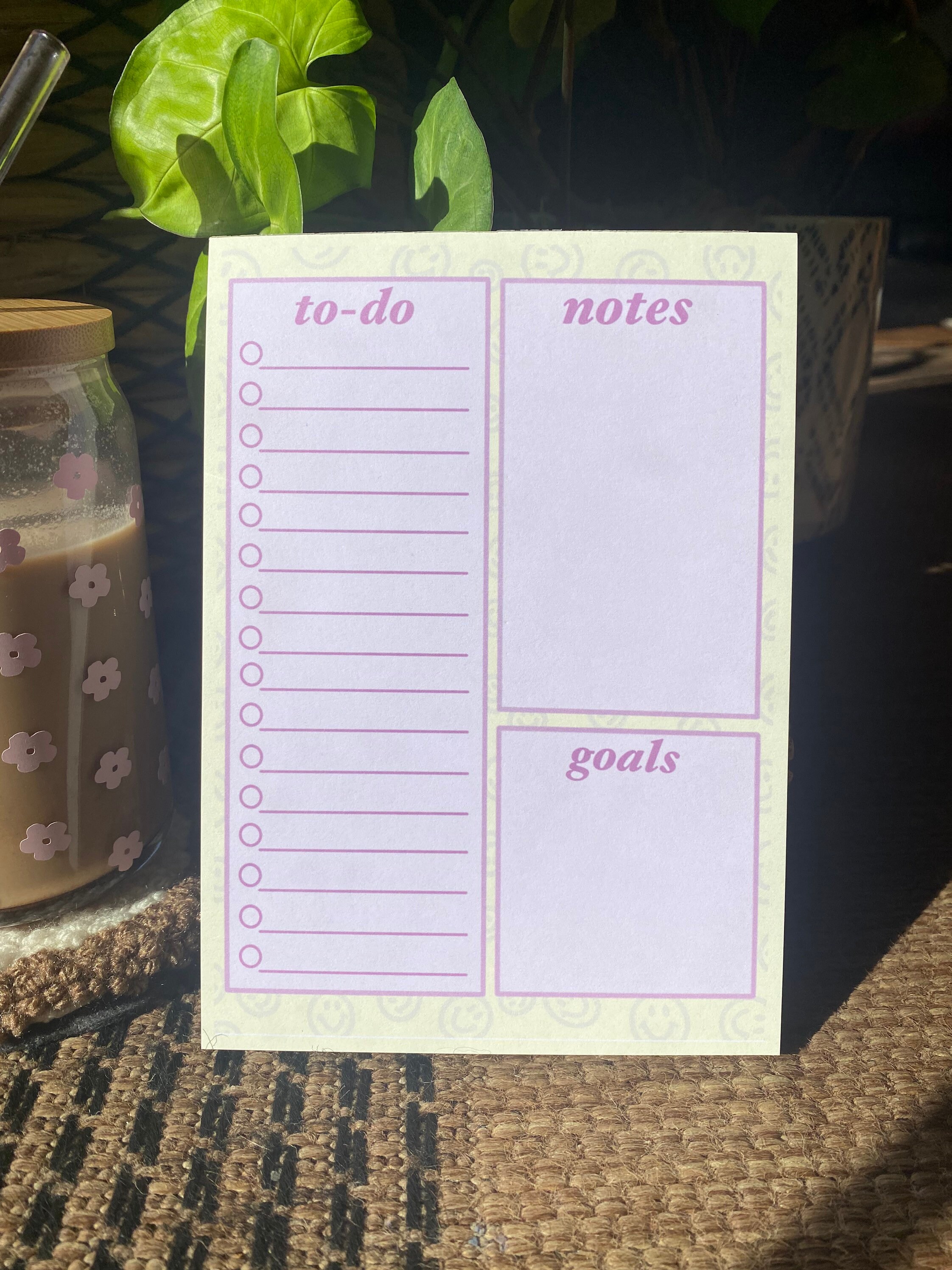 Smiley Face Notepad - Etsy