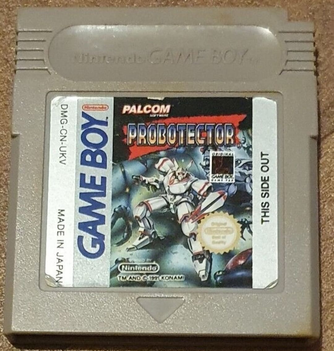 Vintage 1991 Probotector Gameboy Nintendo Retro Genuine Video Game ...
