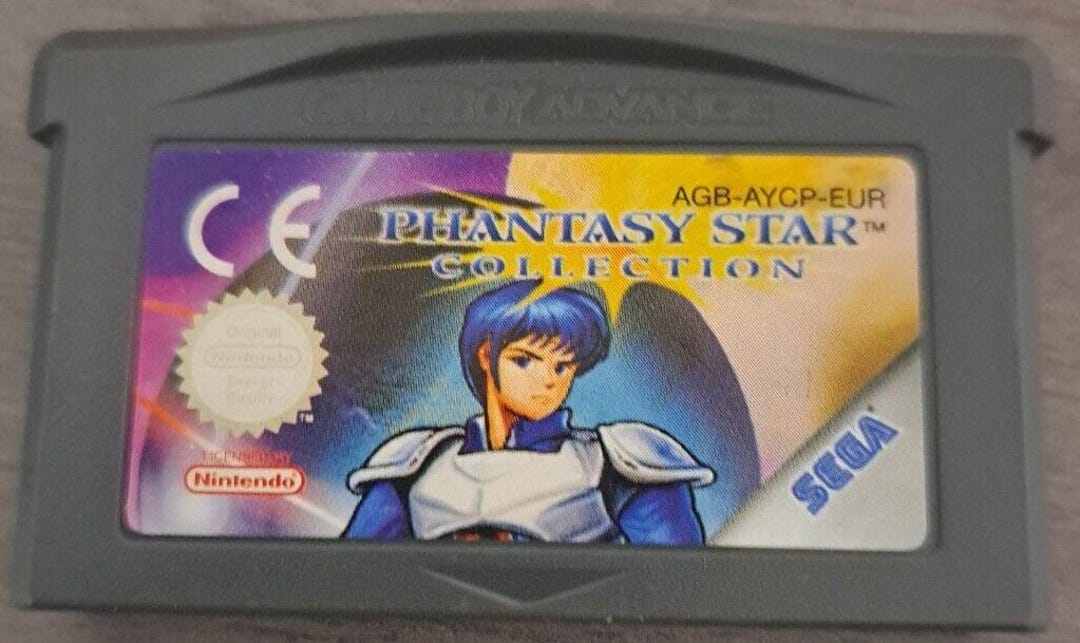 Vintage 2003 Phantasy Star Collection Nintendo Gameboy Advance GBA ...
