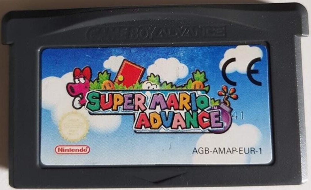 Vintage 2001 Super Mario Advance Nintendo Gameboy Advance GBA Retro ...