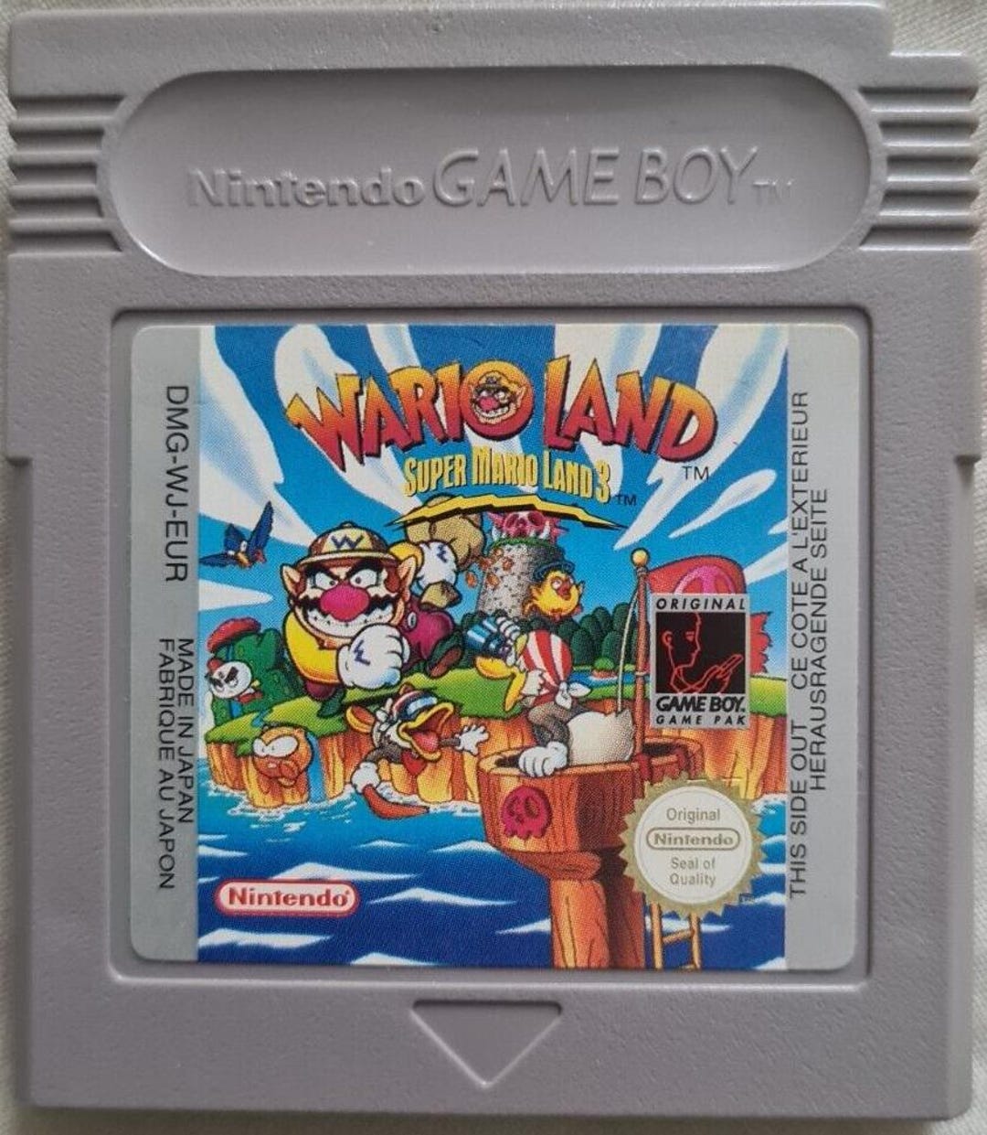 Vintage 1994 Wario Land Super Mario Land 3 Gameboy Nintendo Retro ...