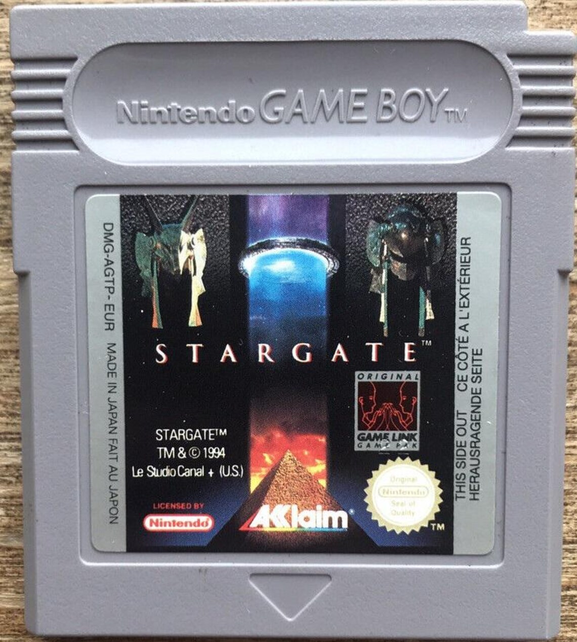 Vintage 1995 Stargate Gameboy Nintendo Retro Genuine Video Game ...