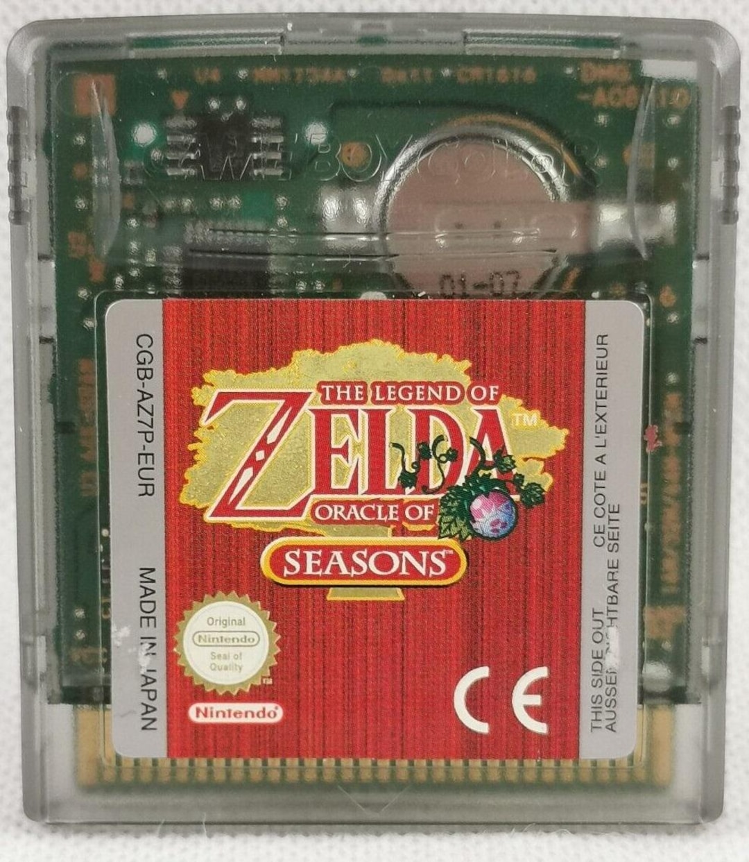 Vintage 2001 Legend of Zelda the Oracle of Seasons Gameboy Color ...