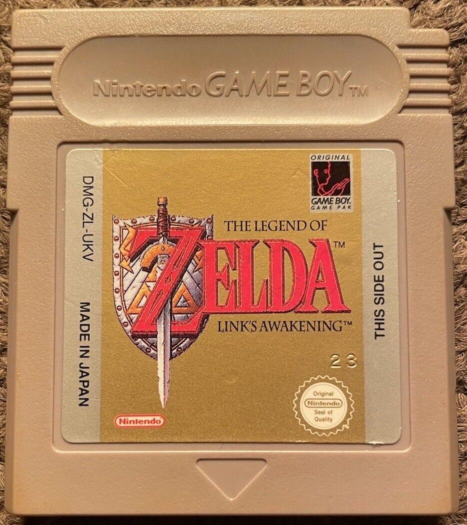 Vintage 1993 the Legend of Zelda Links Awakening Gameboy Nintendo Retro ...