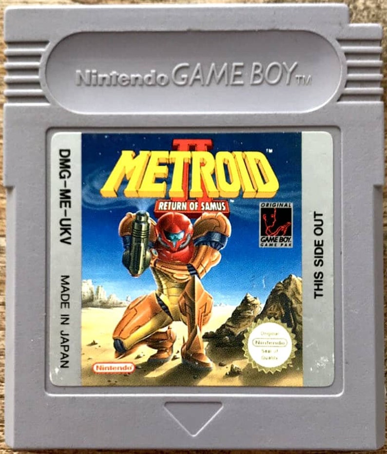 Vintage 1992 Metroid II 2 Return of Samus Gameboy Nintendo Retro ...
