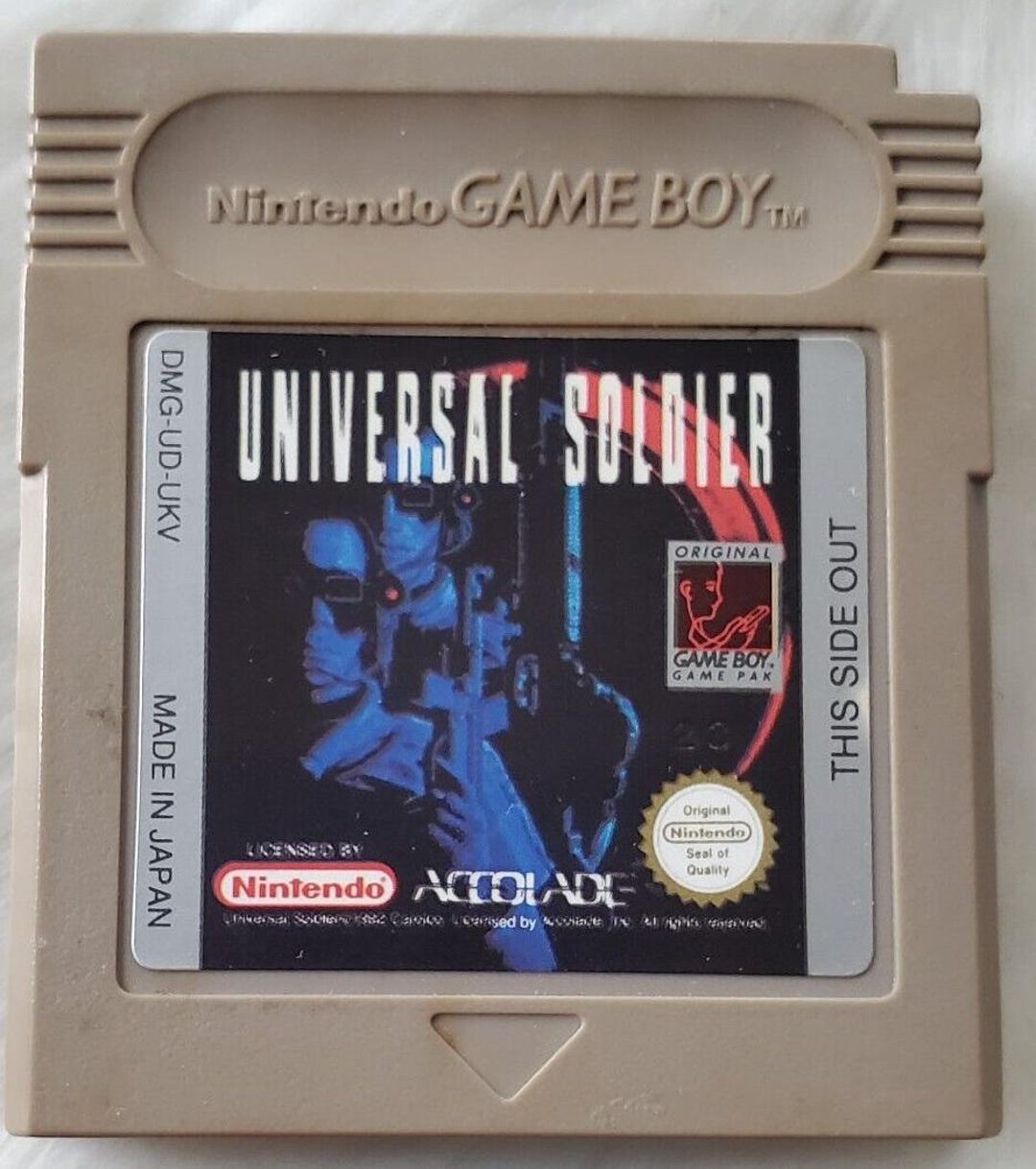 Vintage 1993 Universal Soldier Gameboy Nintendo Retro Genuine Video ...