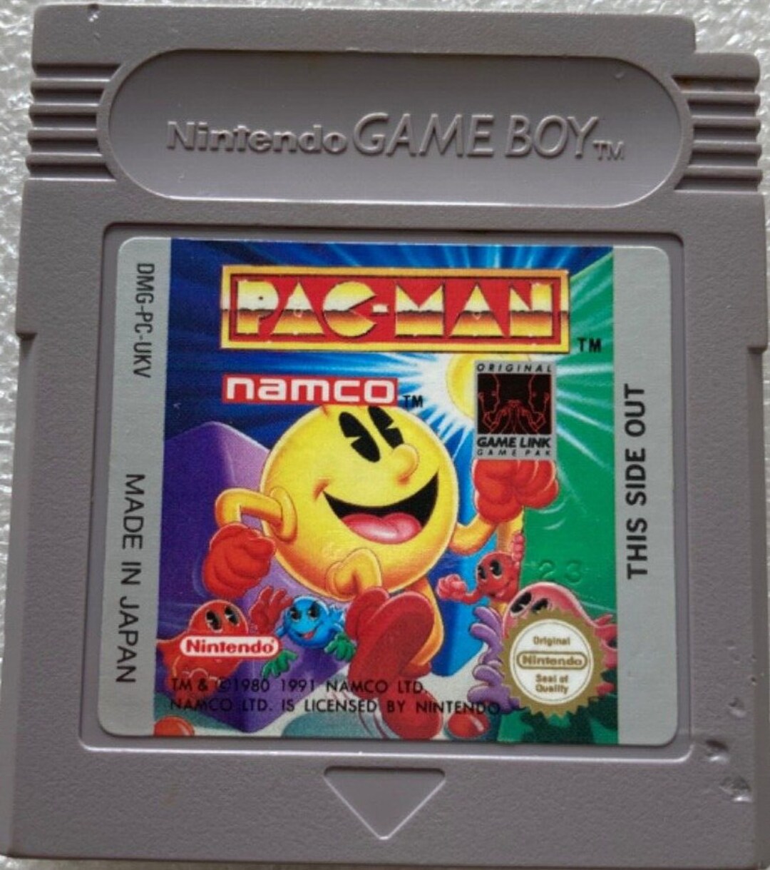 Vintage 1991 Pac-man Gameboy Nintendo Retro Genuine Video Game ...