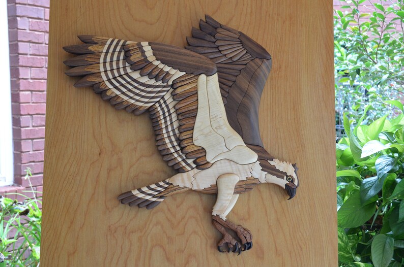 Osprey Intarsia Art - Etsy